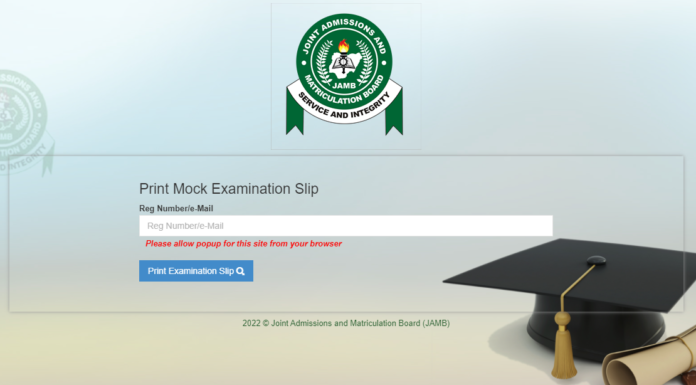JAMB Mock Reprint Portal JAMB Mock Reprint Portal